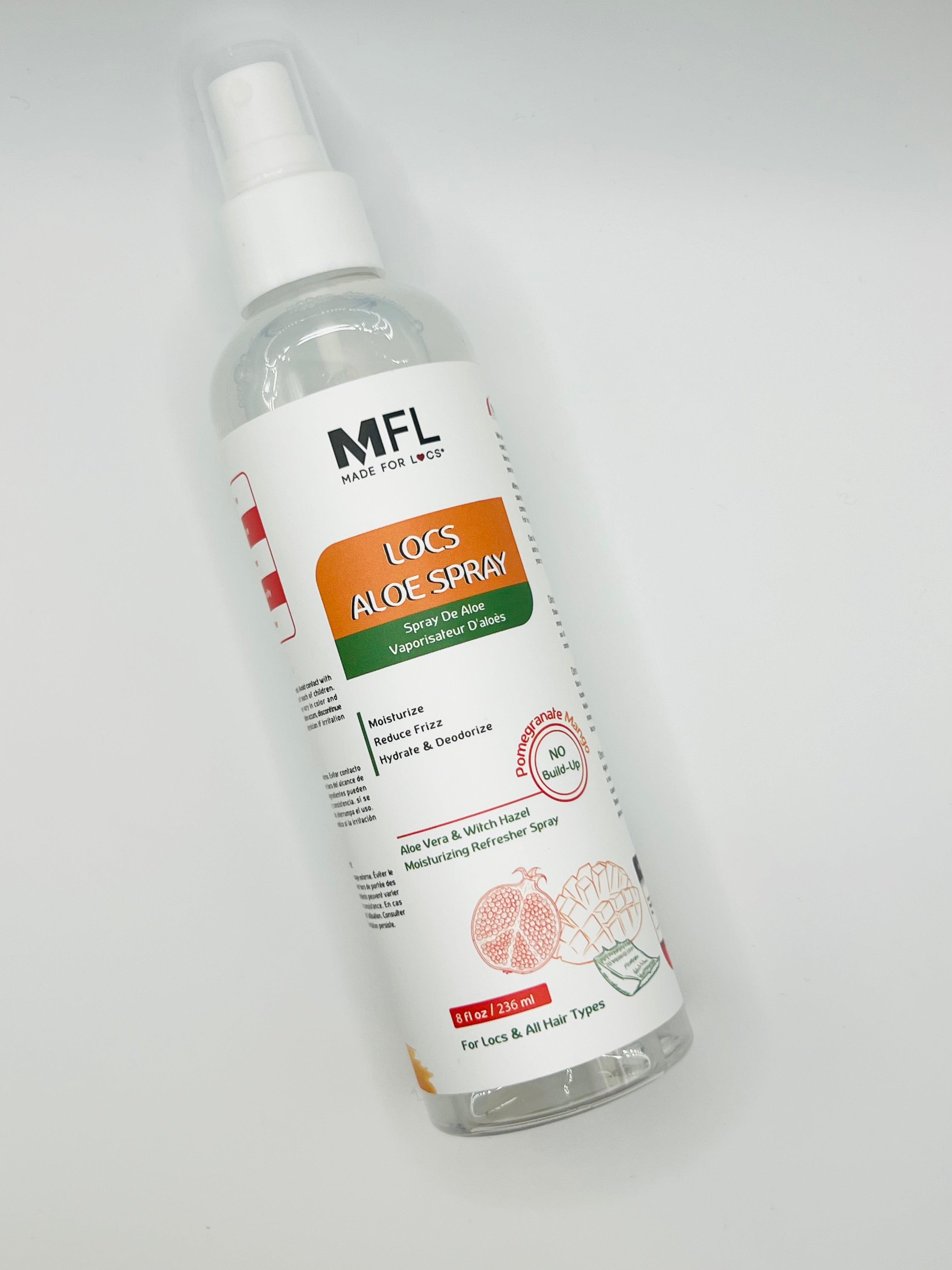 Locs Refresher Spray & Oil Spray Bundle - Pomegranate Mango – Made For Locs