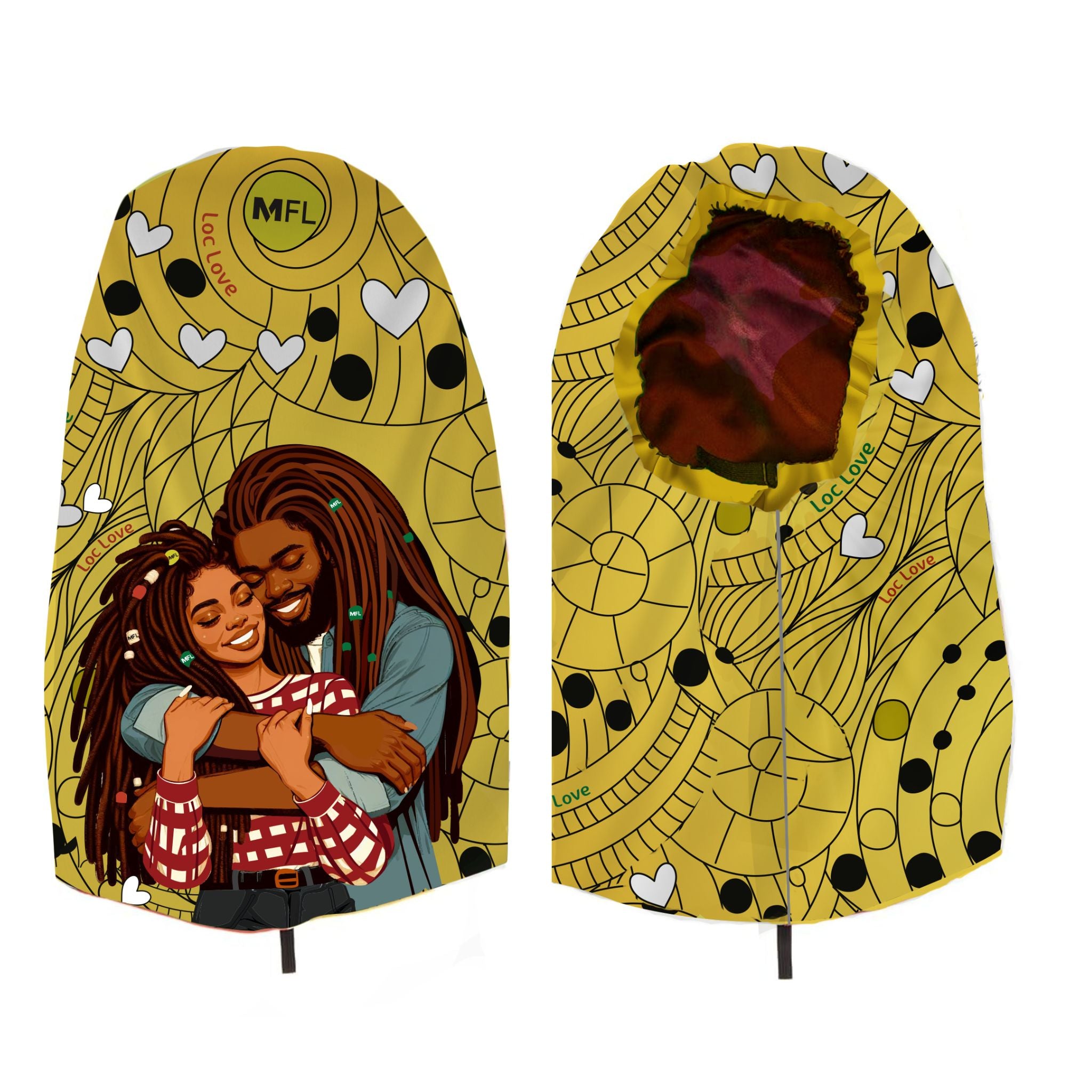 Locs Long Adjustable Bonnet – Made For Locs