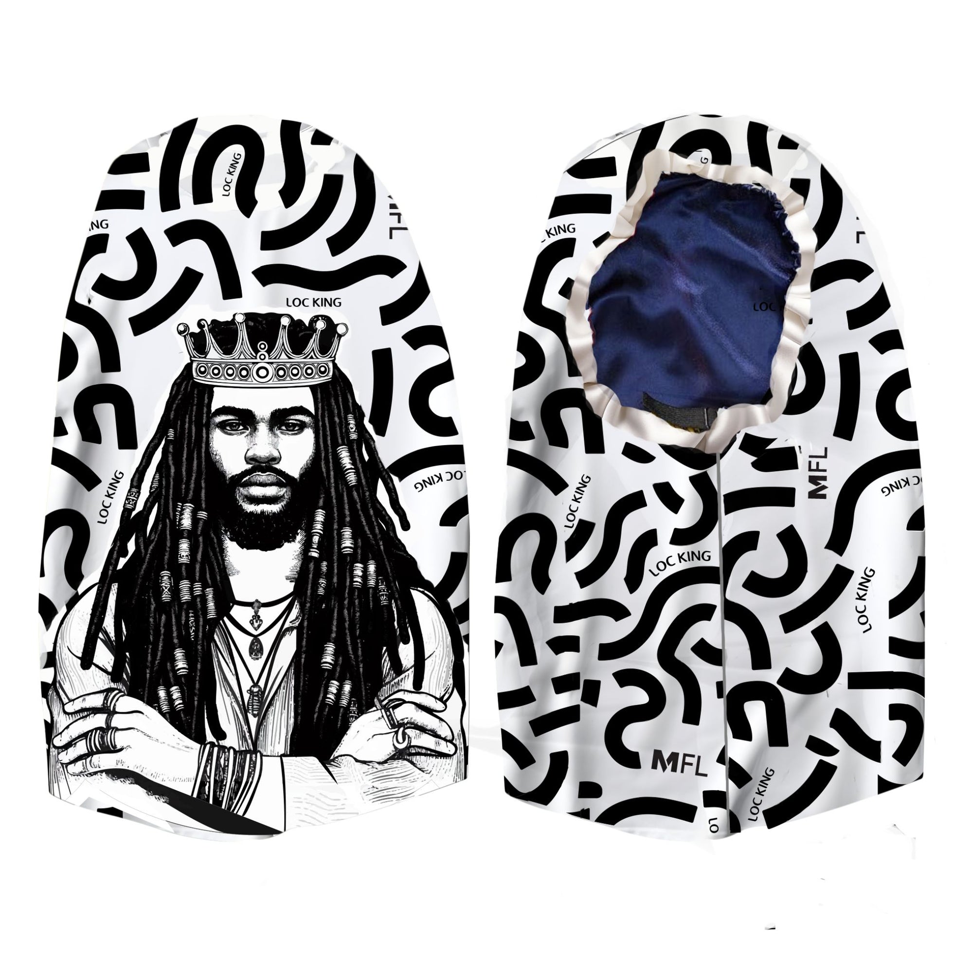 Locs Long Adjustable Bonnet – Made For Locs