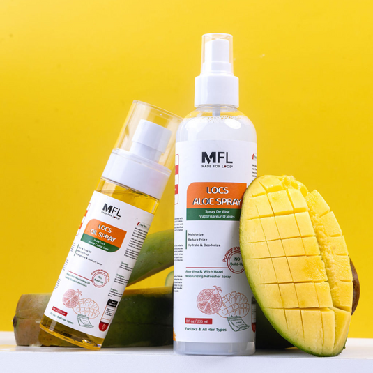 Pomegranate Mango Refresher Spray & Oil Spray Bundle – Made For Locs
